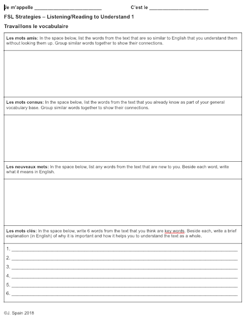 Reading and Understanding in a second language: strategies for all ...